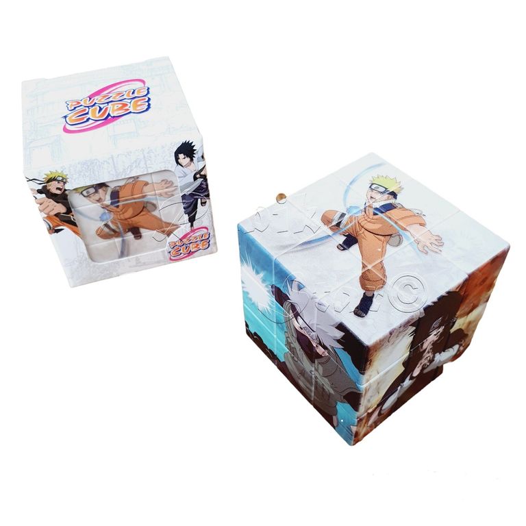 Cubo Rubik 3x3 Figuras Naruto Impreso Anime Accion Speed GENERICO ...