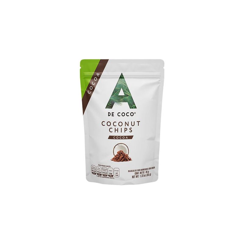 Coconut Chips A De Coco Sabor Cocoa X 35G A DE COCO_MC | falabella.com