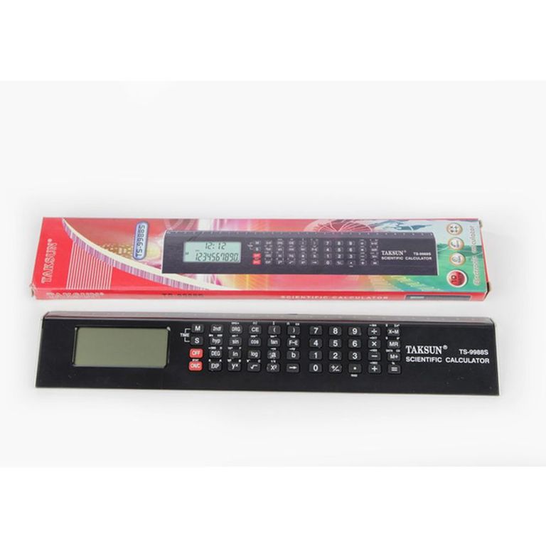 Calculadora Regla TS-9988S Negro Científica 10 Dígitos 56 Funciones ...