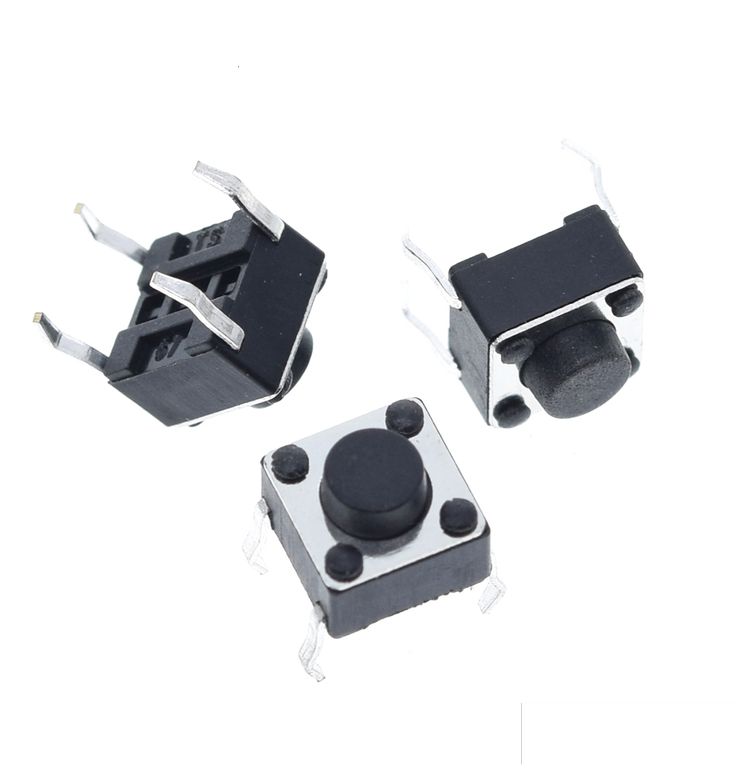 Pulsador Micro Switch Dip 6x6x5mm Push Button x 10 Unidades GENERICO ...