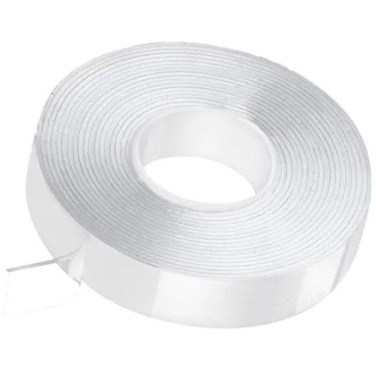 Cinta doble faz adhesiva silicona multiusos reutilizable 5mt GENERICO ...