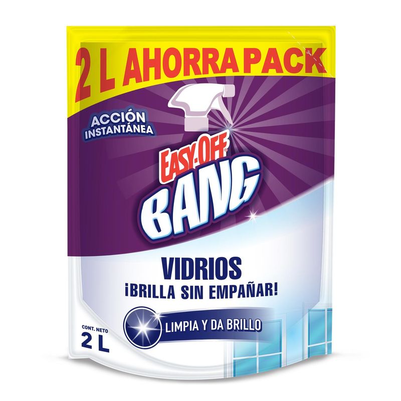 Easy Off Bang limpia vidrios cristal regular 2L EASY OFF BANG ...