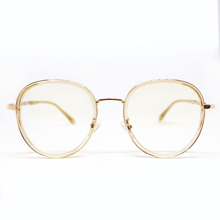 Marco óptico de lujo y TR90 At night redondo champagne Unisex AT NIGHT ...