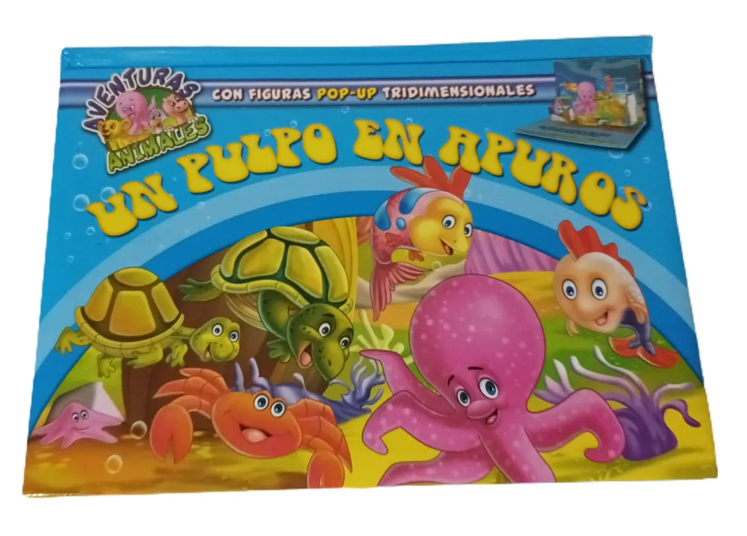 Libro Un Pulpo En Apuros En 3d - Fabulas 3d Para Niños LEXUS | falabella.com
