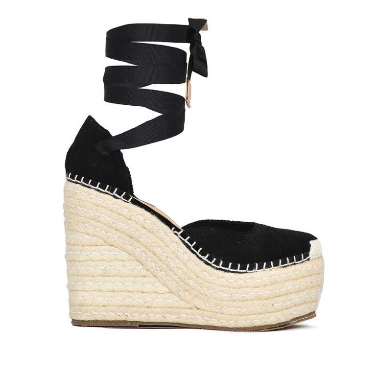 Sandalias Plataformas Espadrilles Sábates Cami Negro SABATES ...