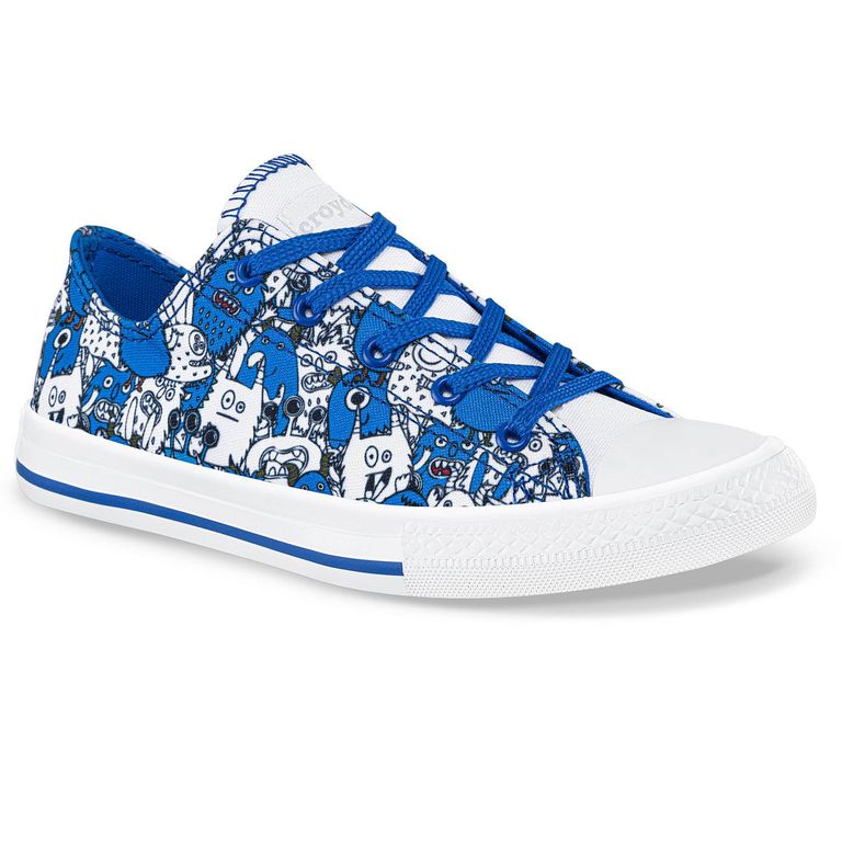 Tenis Casuales Nexdor Bajo Azul Rey Croydon para Niño CROYDON ...