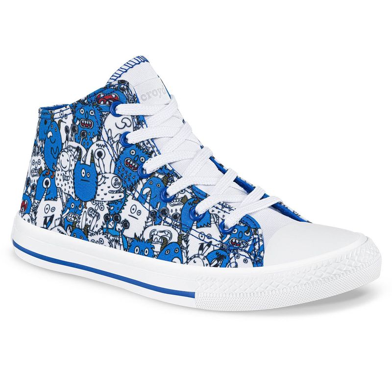 Tenis Casuales Nexdor Alto Azul Rey Croydon para Niño CROYDON ...