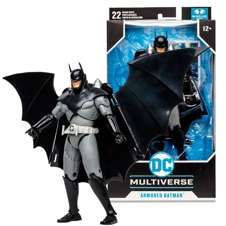 Batman Armored Figura Kingdom Dc Multiverse Mcfarlane 18 cm HASBRO ...