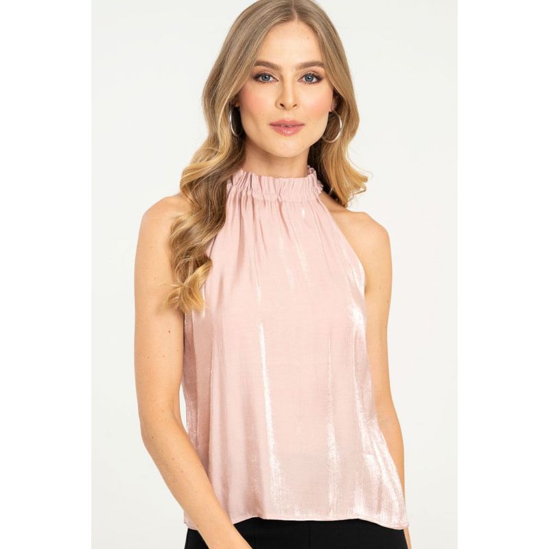 Blusa halter satin Rosado palo de rosa Ragged RAGGED | falabella.com