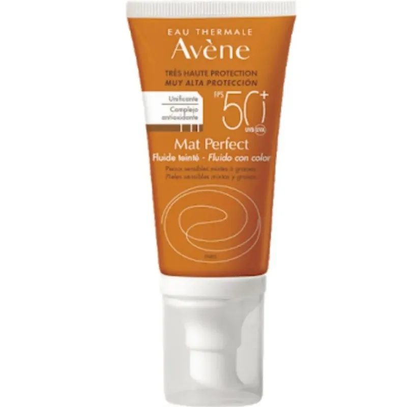Protector Solar Fluido Mat Perfect Color SPF 50 x 50ml - Avene AVENE ...
