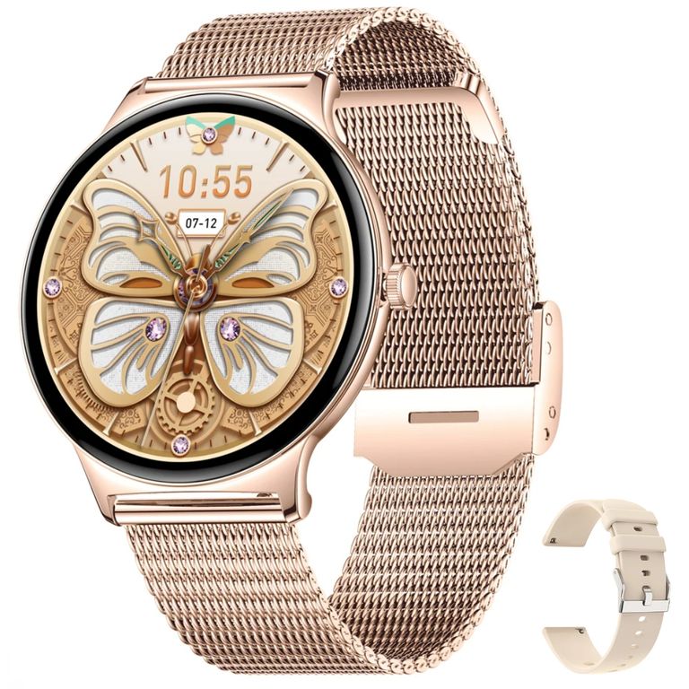 Reloj Inteligente Mujer AMOLED Siri Bluetooth Reloj Smartwatch COLMI ...