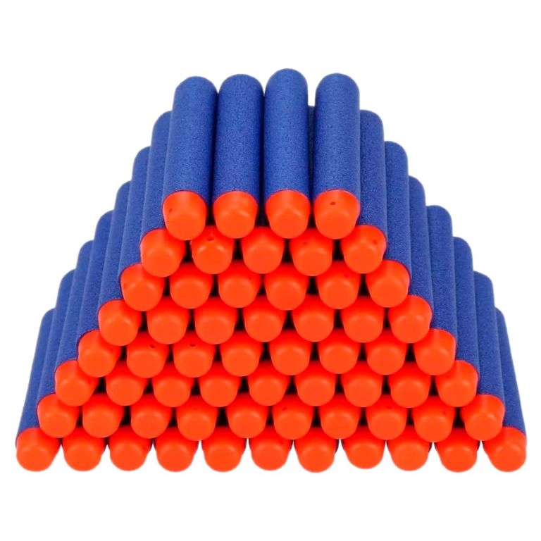 50 Dardos Normal Balas Para Pistola Nerf Elite Juguete Niño GENERICO ...