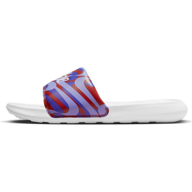 Chancletas Mujer Nike Victori One Slide Print - Blanco NIKE | falabella.com