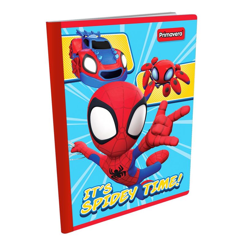 Cuaderno Cosido Spidey It's Spidey Time 100 Hojas Rayadas PRIMAVERA ...