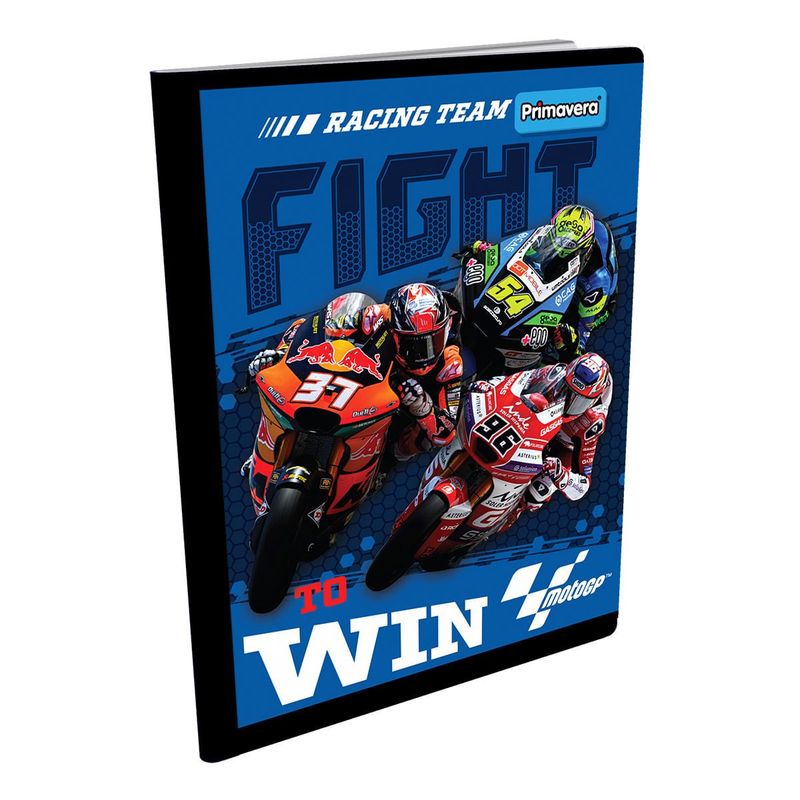 Cuaderno Cosido Moto GP Fight to Win 100 Hojas Rayadas PRIMAVERA ...