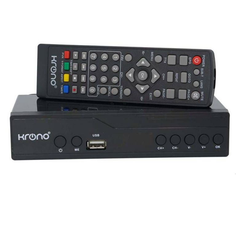 DECODIFICADOR TDT FULL HD MAS CONTROL 16 CANALES KRONOTEX | falabella.com