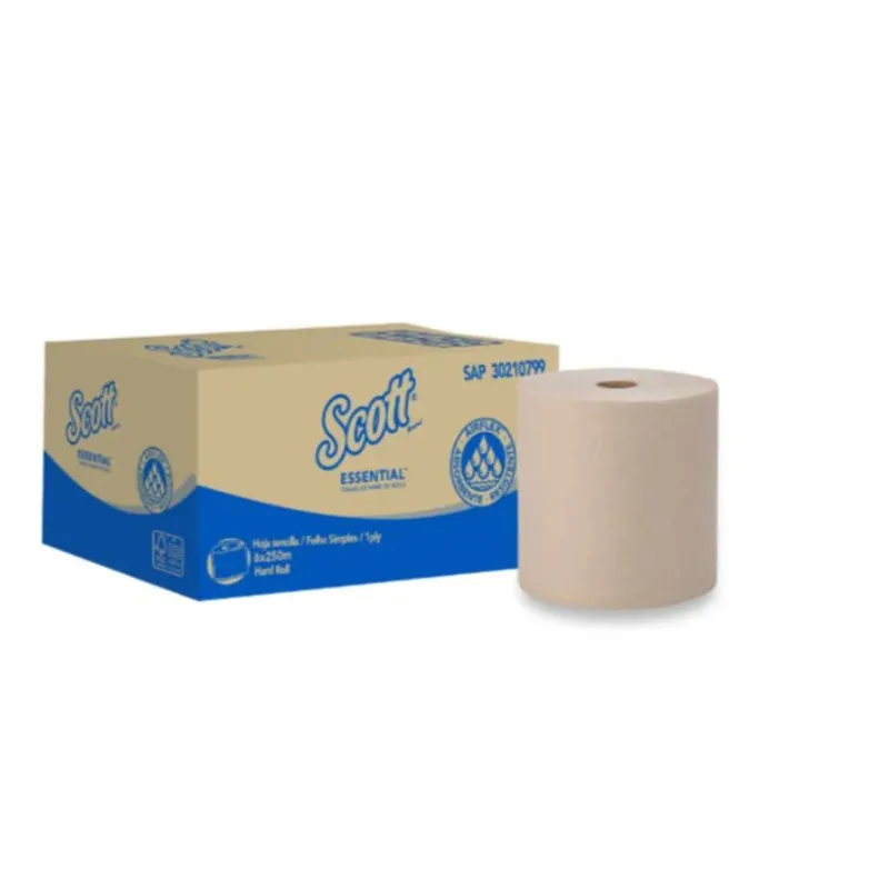 Scott Essential Toalla De Manos En Rollo Natural 250Mts X6 SCOTT ...