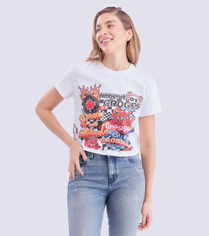 Camiseta Para Mujer Groggy_. GROGGY | falabella.com