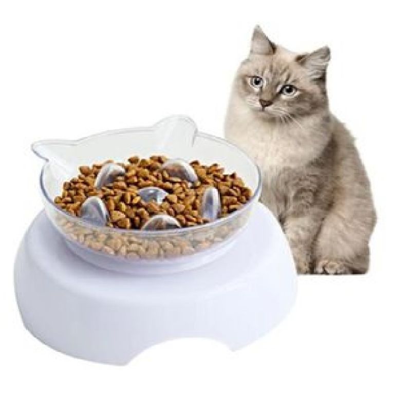 Comedero Individual Elevado Anti reflujo para Gato GENERICO | falabella.com