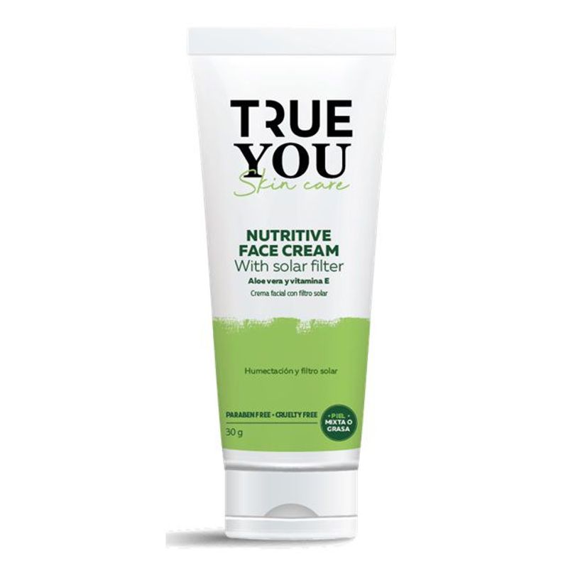 Crema Facial True You Nutritiva Con Filtro Solar 30 G TRUE YOU ...