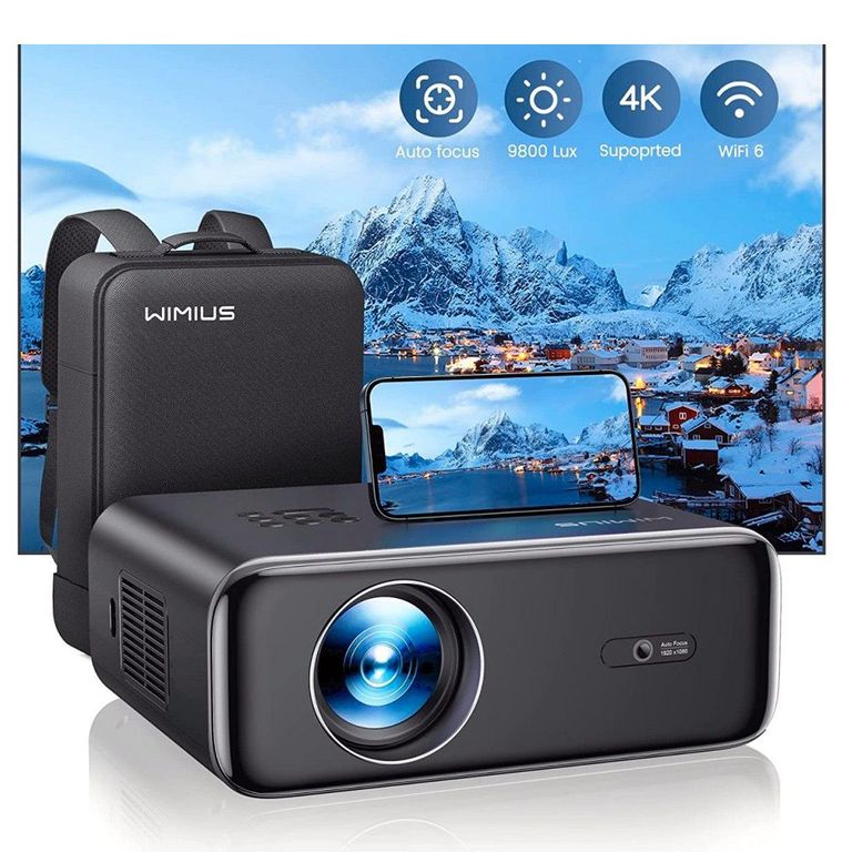 Proyector Led Wimius P62 480 Lm Ansi 4k Wifi Bt Autoenfoque GENERICO ...