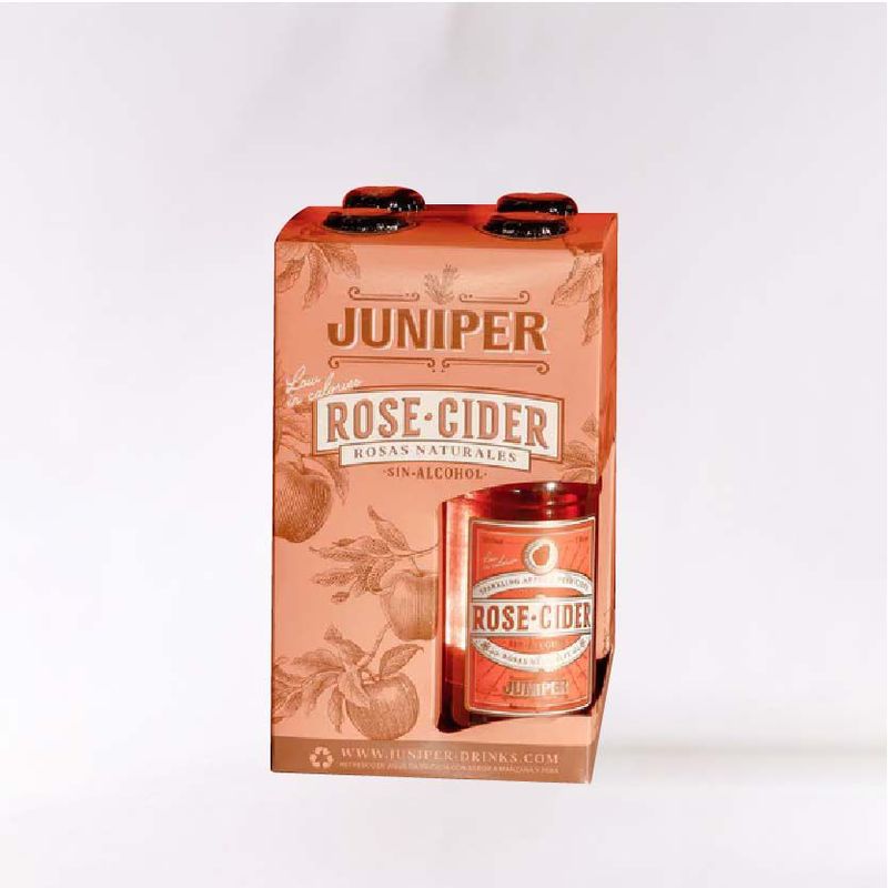 BEBIDA JUNIPER ROSE CIDER CAJA X 4 UNIDADES JUNIPER | falabella.com