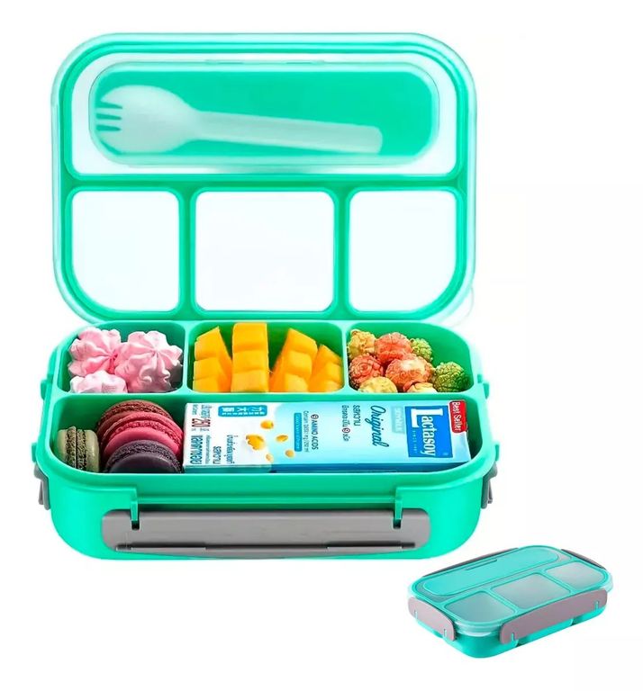 Porta Comidas Tupper Con Divisiónes Cubierto Libre De Bpa SHENGSHOU ...