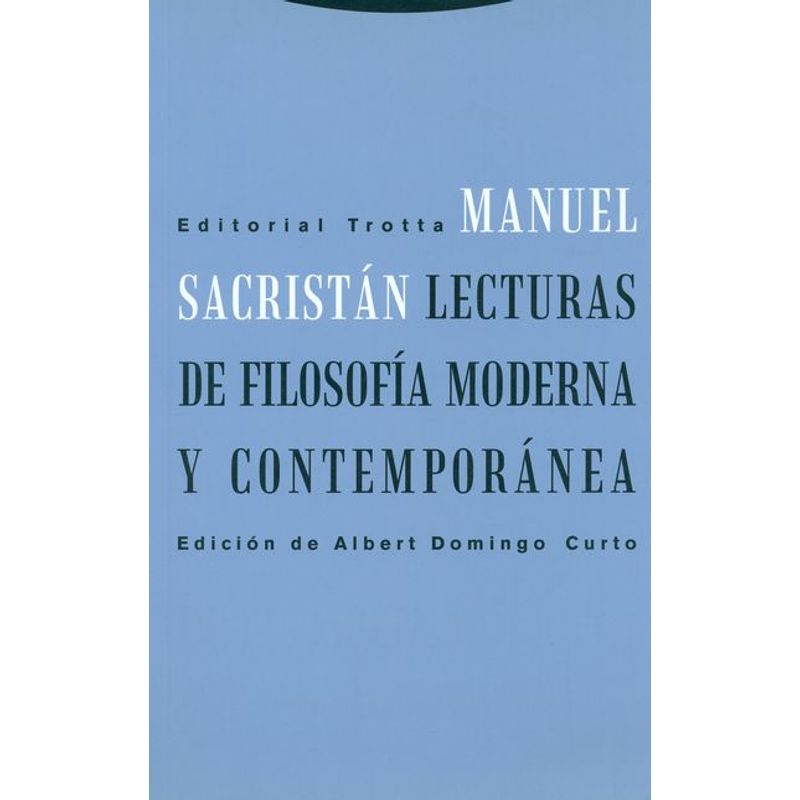 Libro Lecturas De Filosofia Moderna Y Contemporanea TROTTA | falabella.com