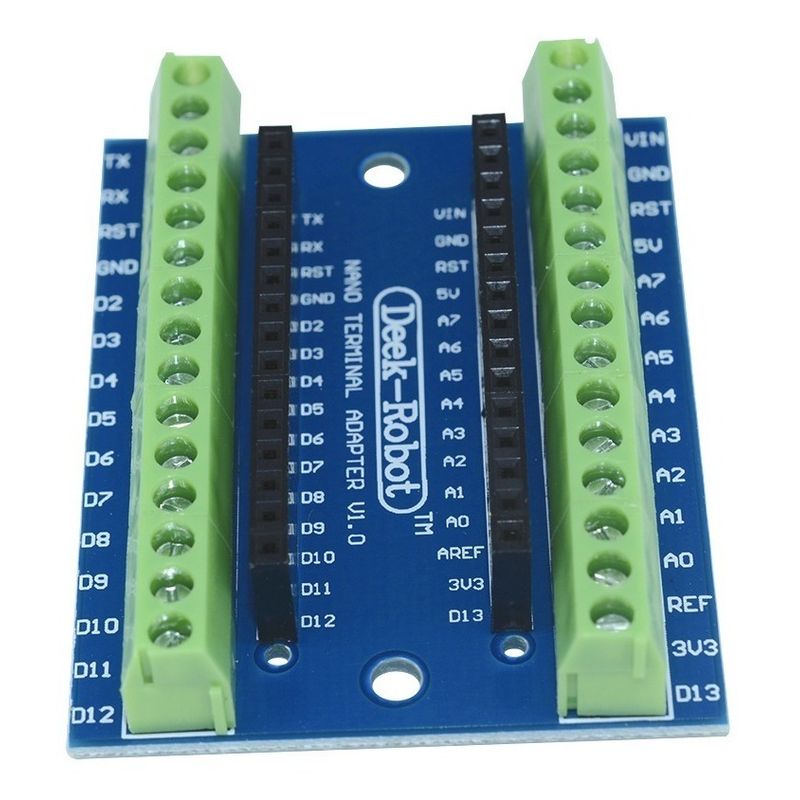 Adaptador Para Arduino Nano V 3,0 Borneras Tornillos GENERICO ...