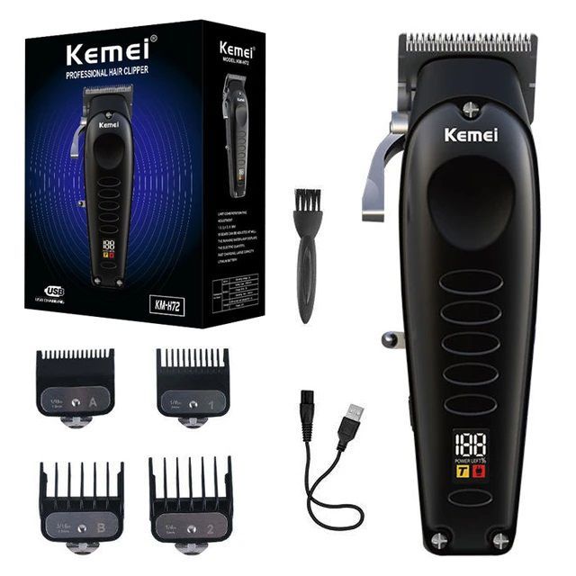 Máquina Patillera Kemei KM-H72 Inalambrica Original Nuevas Garantia KEMEI | falabella.com