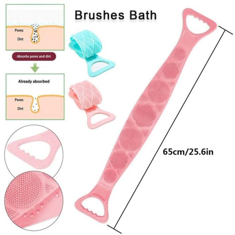 Estropajo Multifuncional Cepillo Para Ducha En Silicona GENERICO ...