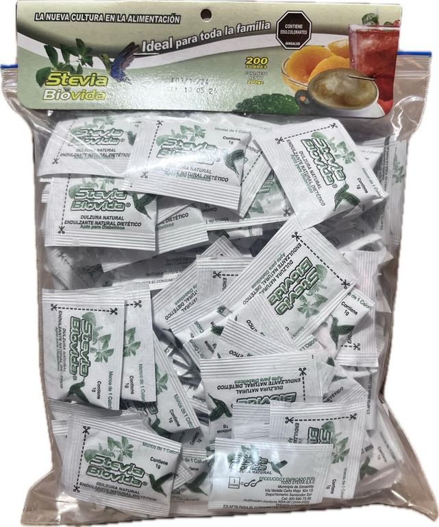 Stevia 200 Sobres Biovida GENERICO | Falabella Colombia