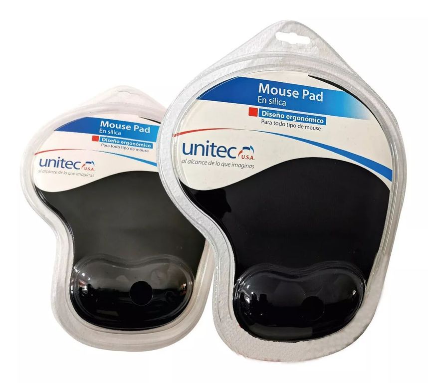 Pad Mouse Con Gel Negro En Silica Diseño Ergonomico GENERICO ...