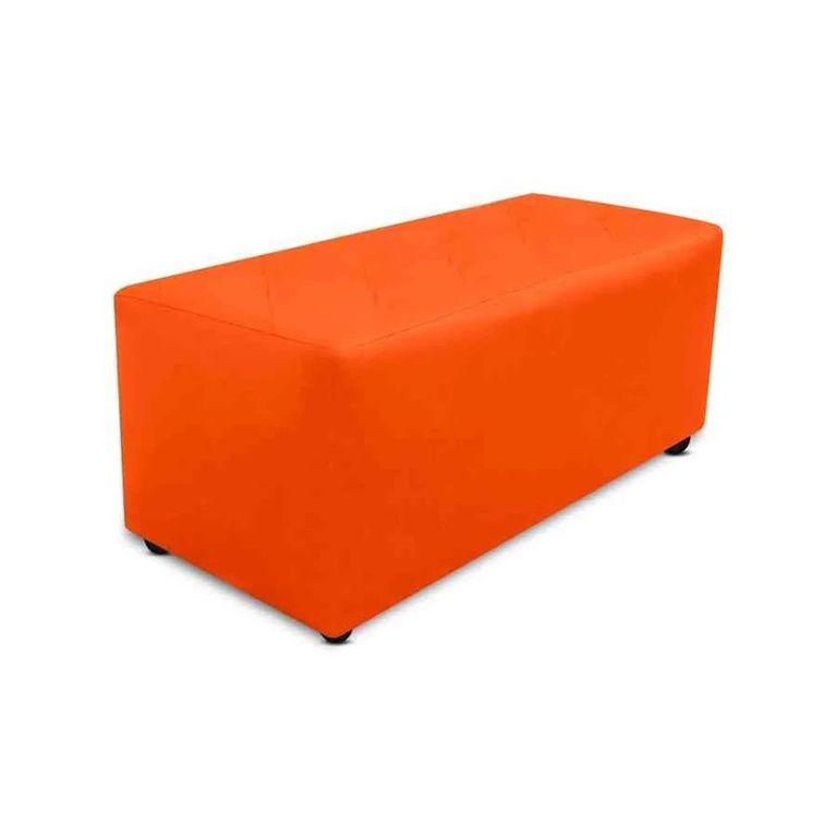 PUFF FOOTLOSE70X40X50 ECOCUERO NARANJA MAGIC CLASS | falabella.com