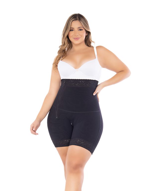 Faja tipo panty media pierna moldeadora con refuerzo abdominal fit 360 ...