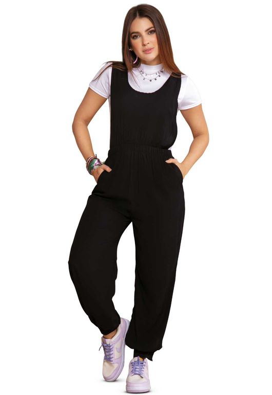 Overall Largo Mujer Negro Atypical 89561 ATYPICAL | falabella.com
