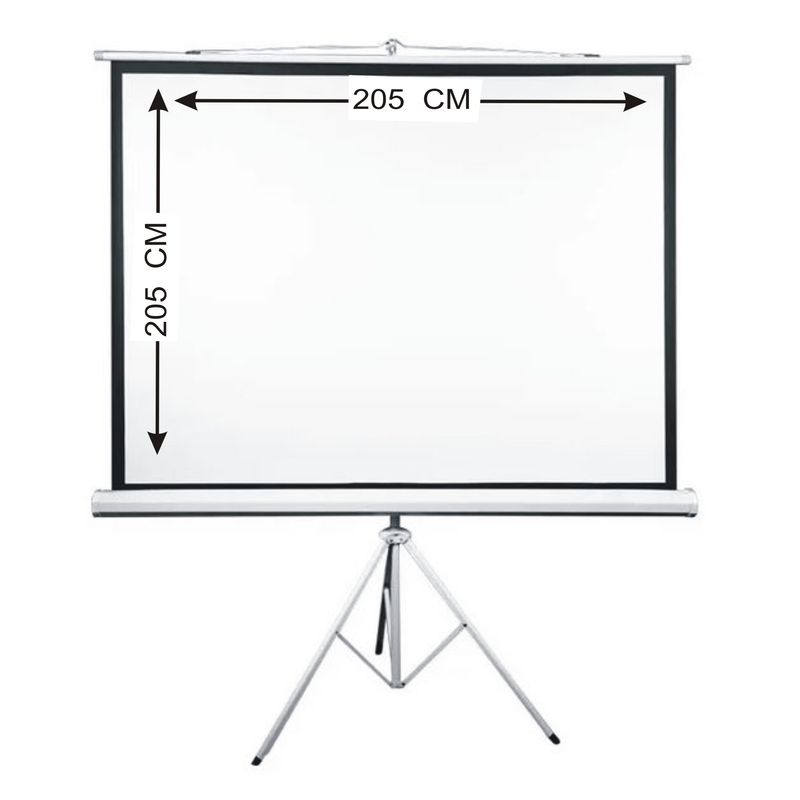 Pantalla Telón de Proyección Trípode 205 x 205 cm GENERICO | falabella.com