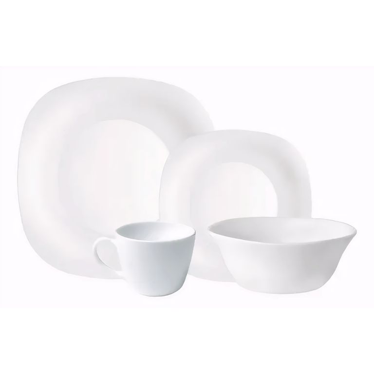 Vajilla Parma Bormioli Rocco 16 Pzs 4 Puestos Vitrocerámica BORMIOLI ...