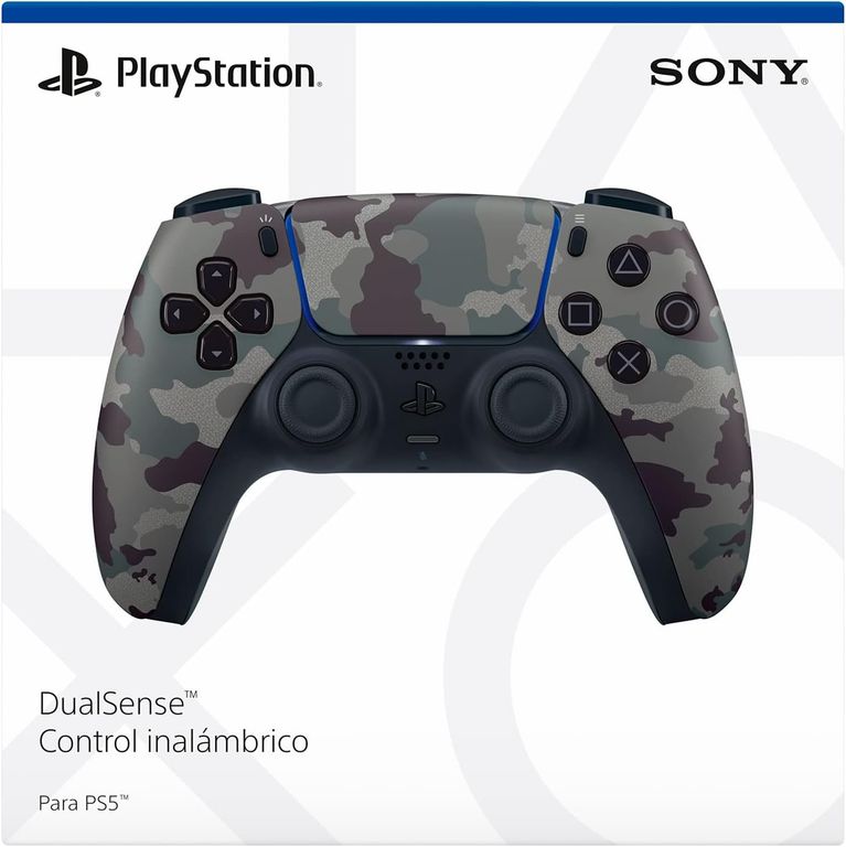 Control inalámbrico DualSense PS5 Gris Camuflaje Americano SONY | falabella.com