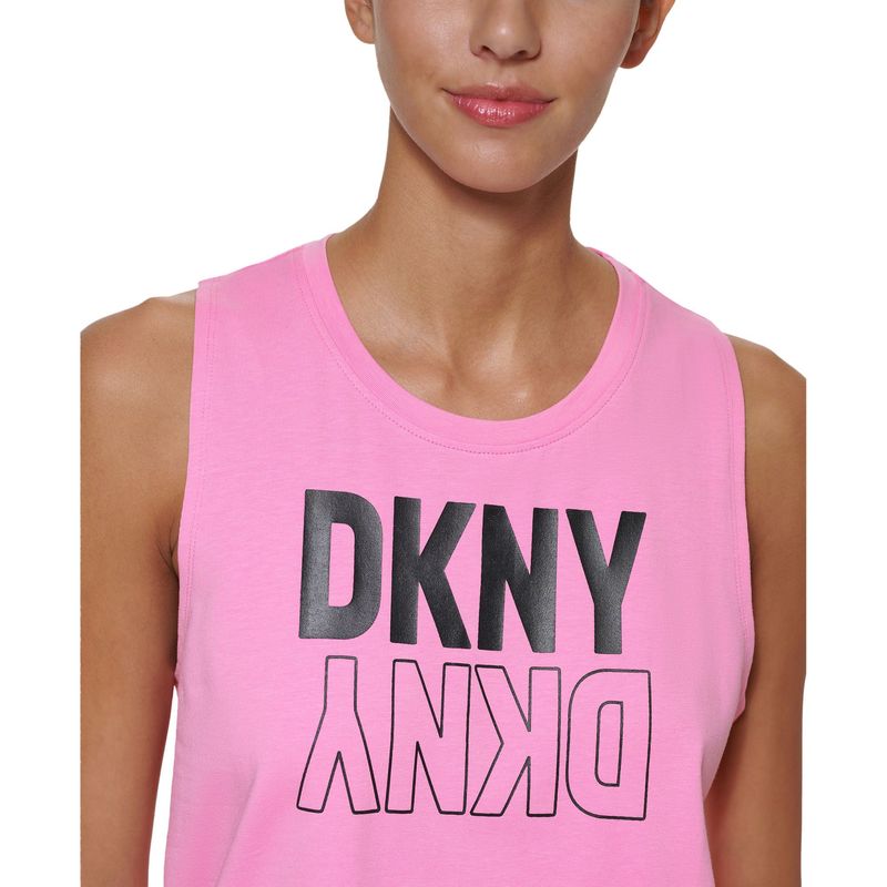 Camiseta Deportiva Dkny Original Rosa Para Mujer DKNY | falabella.com