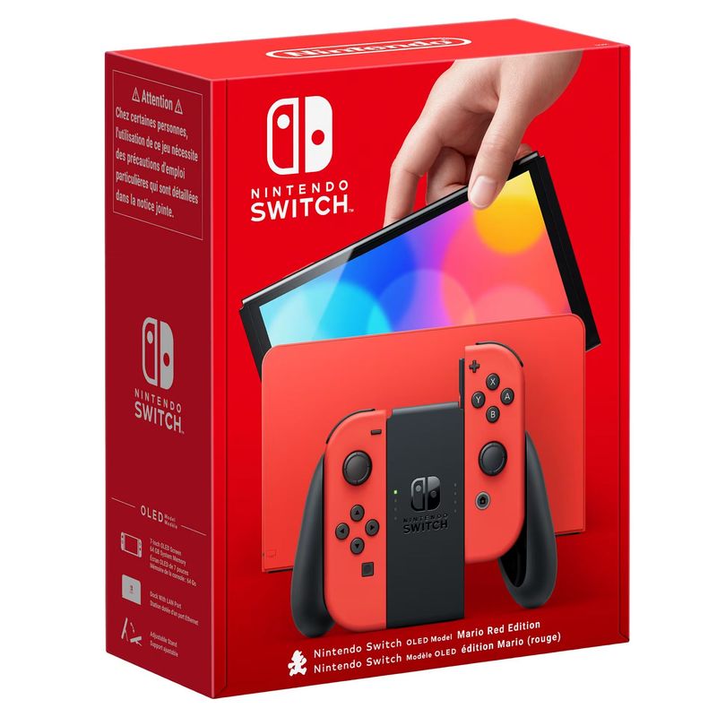 Consola Nintendo Switch Modelo Oled Edición Mario Rojo NINTENDO SWITCH ...