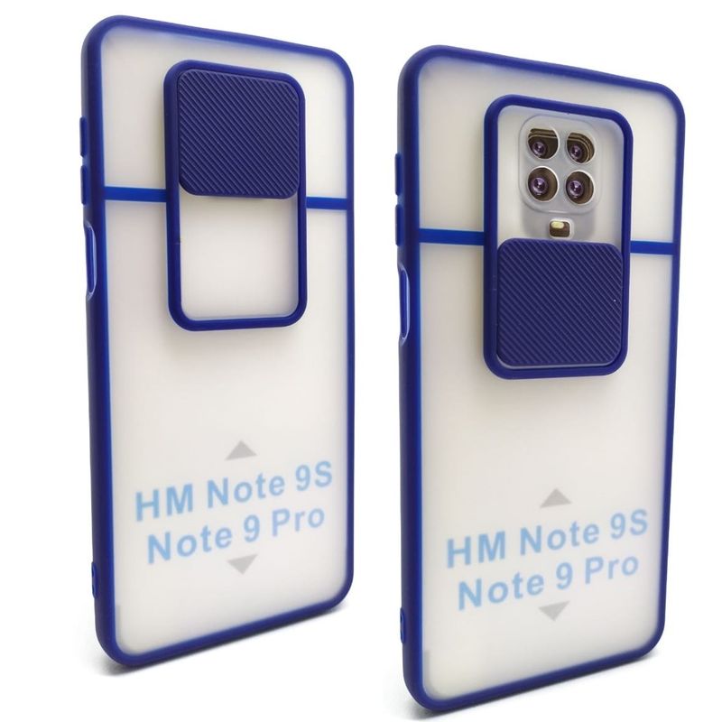 Estuche Case Slider Mate Compatible Con Xiaomi Note 9S y 9 Pro Azul GENERICO | falabella.com