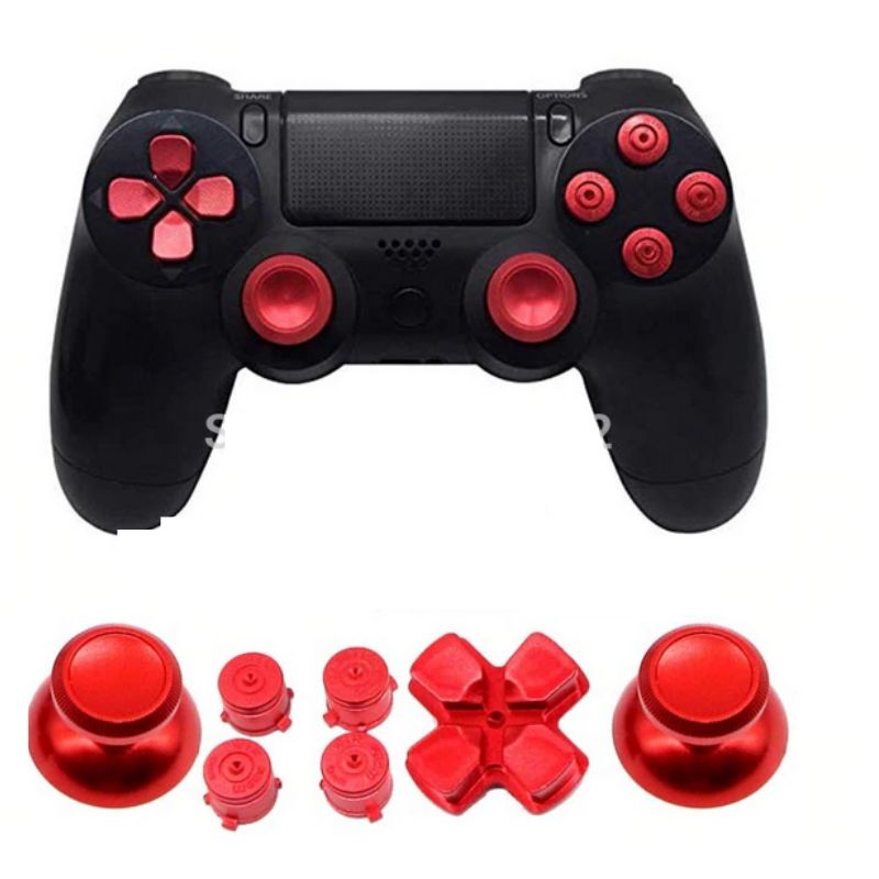 Set de Botones Metálicos y Palancas Para Dualshock Sony PS4. GENERICO ...