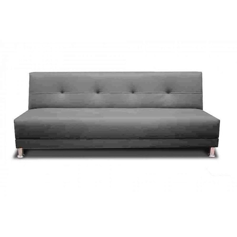 SOFÁ CAMA APOLO MICROFIBRA GRIS MAGIC CLASS | falabella.com