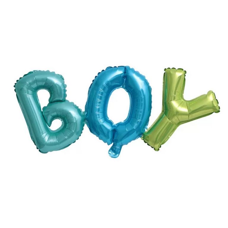 Globo Niño Boy Letra Baby Shower Bebe Fiesta Decoraciòn GENERICO ...
