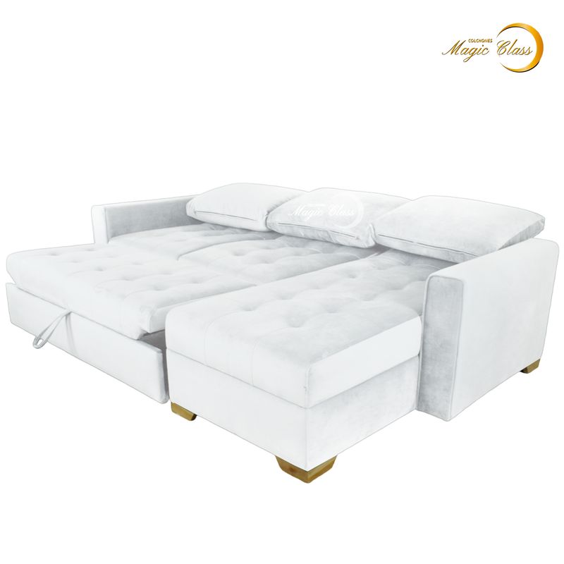 SALA MODERNA SINAGOGA MICROFIBRA BLANCO MAGIC CLASS | falabella.com