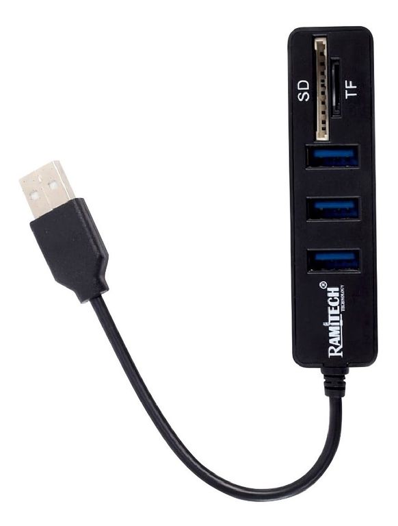 Hub Multi Puertos Usb Lector Memoria Mirco Sd Alta Velocidad RAMITECH ...