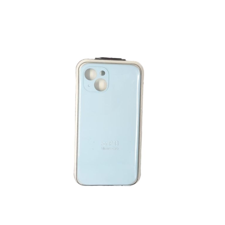 Forro Silicone Case Compatible con Iphone 13 Azul Celeste GENERICO ...