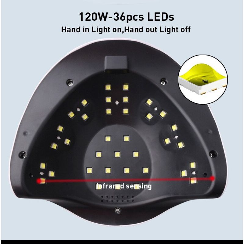 Lámpara Profesional Sun X7 Max De Uñas Uv Led De 120w GENERICO | falabella.com