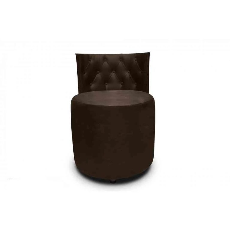 SILLA PUFF ECOCUERO CAFÉ MAGIC CLASS | falabella.com